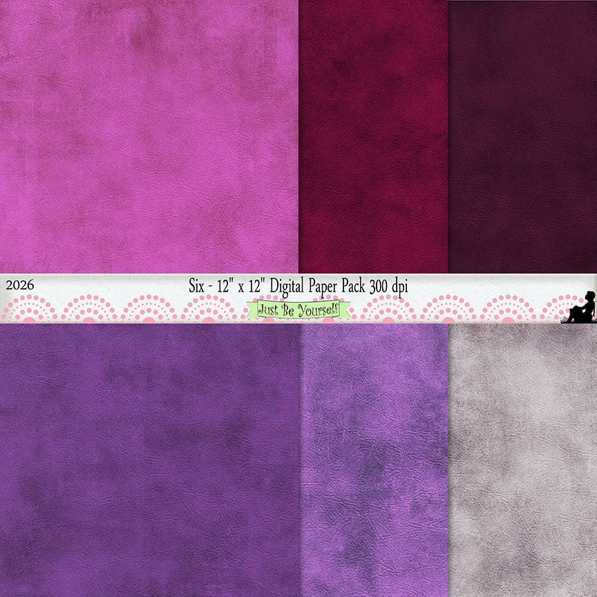 12 X 12 Inch Pink and Purple Painted Background Prints Instant Download ...