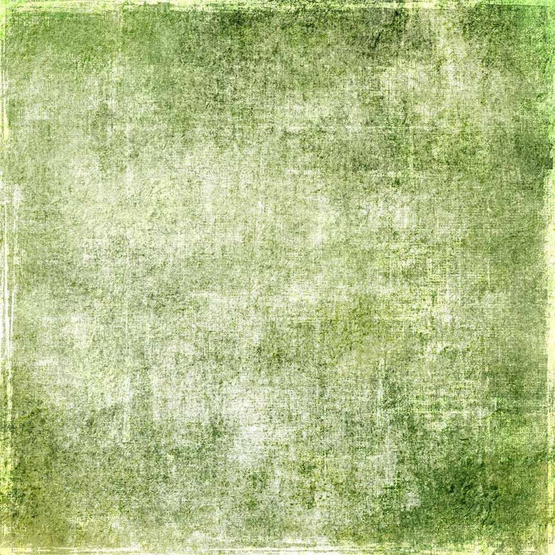 12 X 12 Inch Shabby Hues of Green Painted Scrapbook Background Papers ...