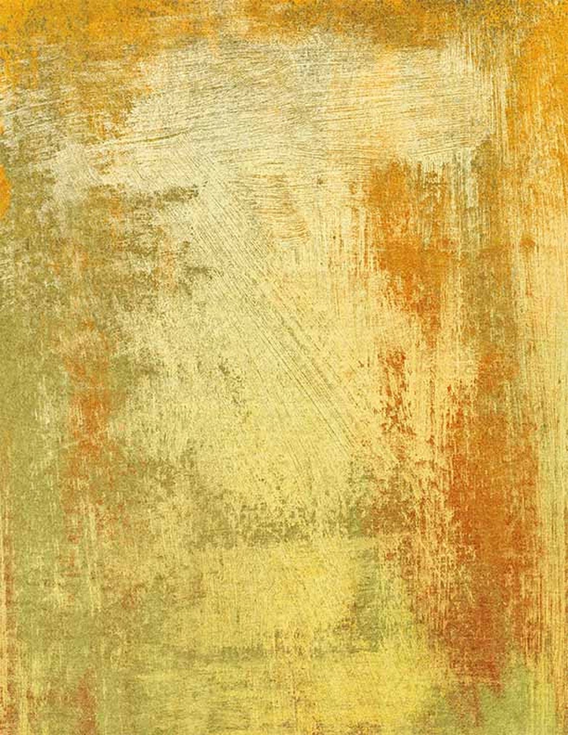Distressed Green Gold Painted Digital Art Prints Instant Download Set ...