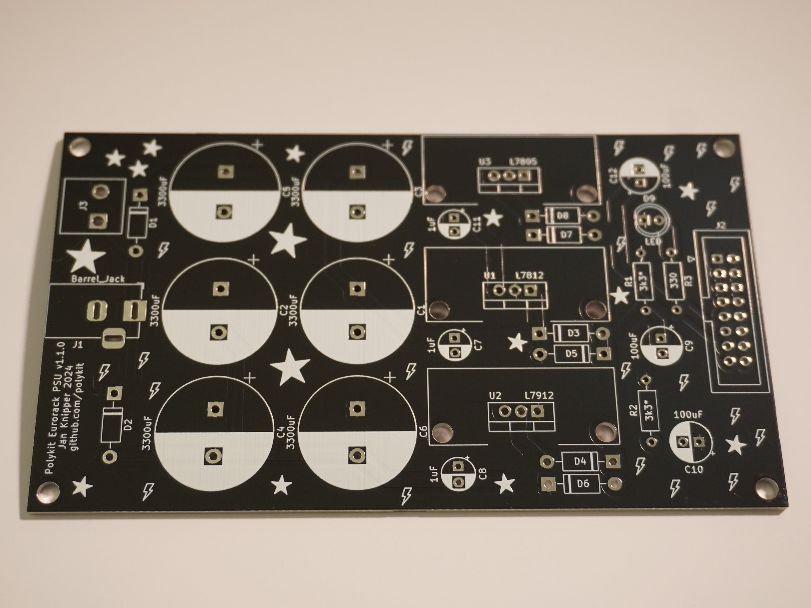 Eurorack Power Supply PSU DIY Kit/pcb +12V/-12V/+5V Modular Synthesizer ...