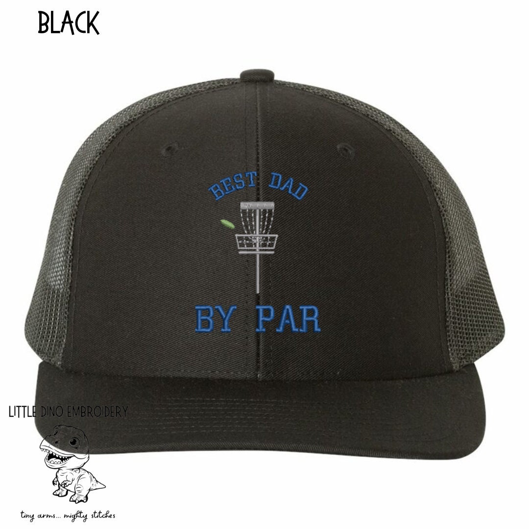 Best Dad by Par Hat Embroidered, Disc Golf, Gift for Him, Disc Golf Hat ...