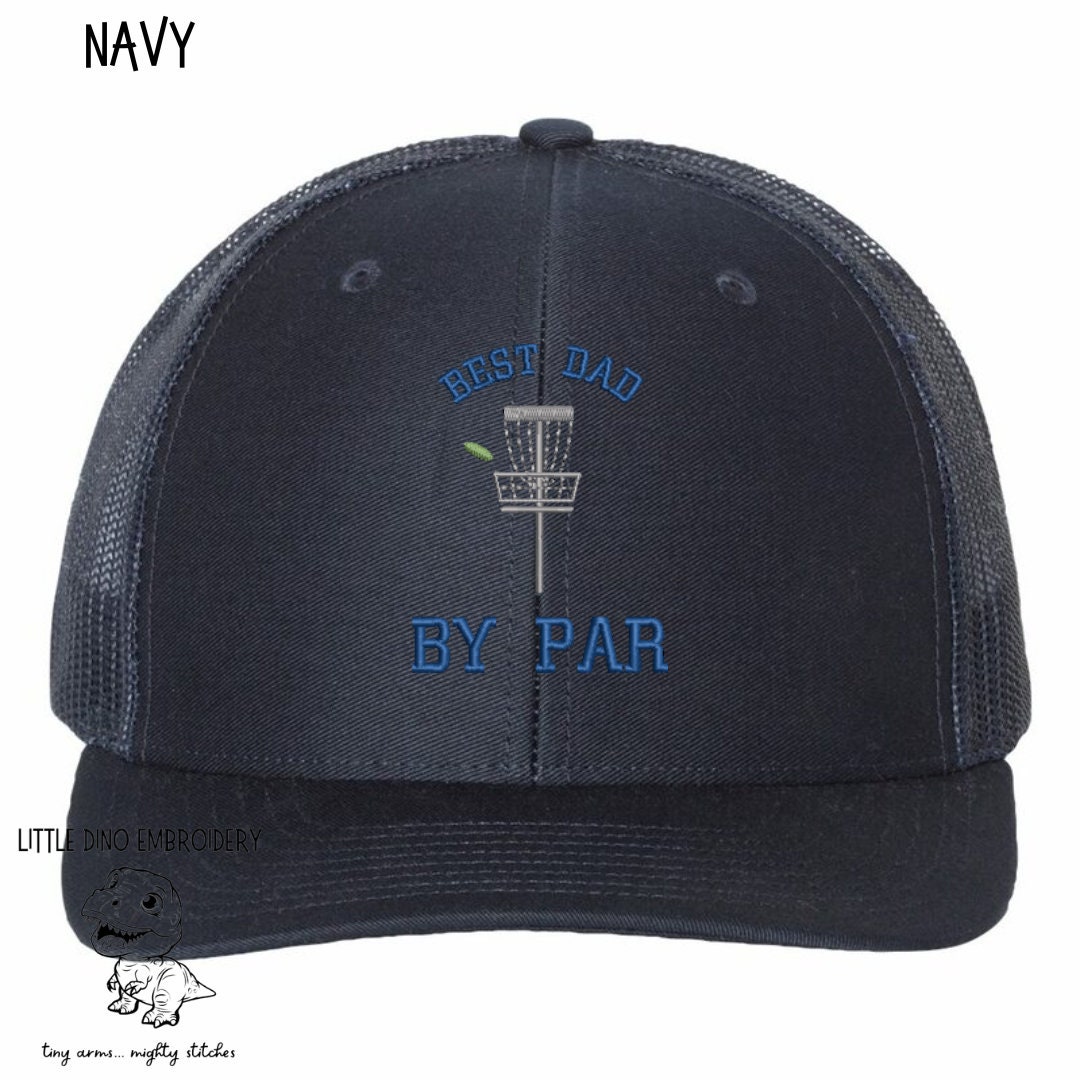 Best Dad by Par Hat Embroidered, Disc Golf, Gift for Him, Disc Golf Hat ...
