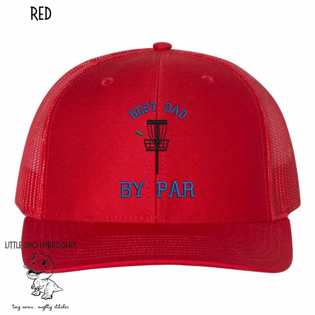 Best Dad by Par Hat Embroidered, Disc Golf, Gift for Him, Disc Golf Hat ...