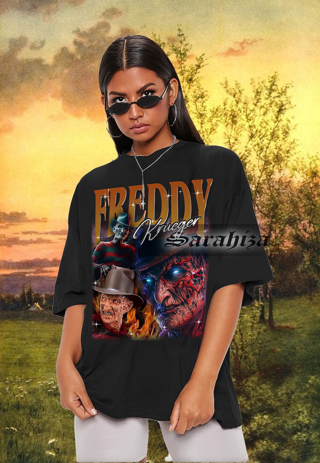 FREDDY KRUEGER Vintage Freddy Krueger Fan Tees Freddy Krueger Retro ...
