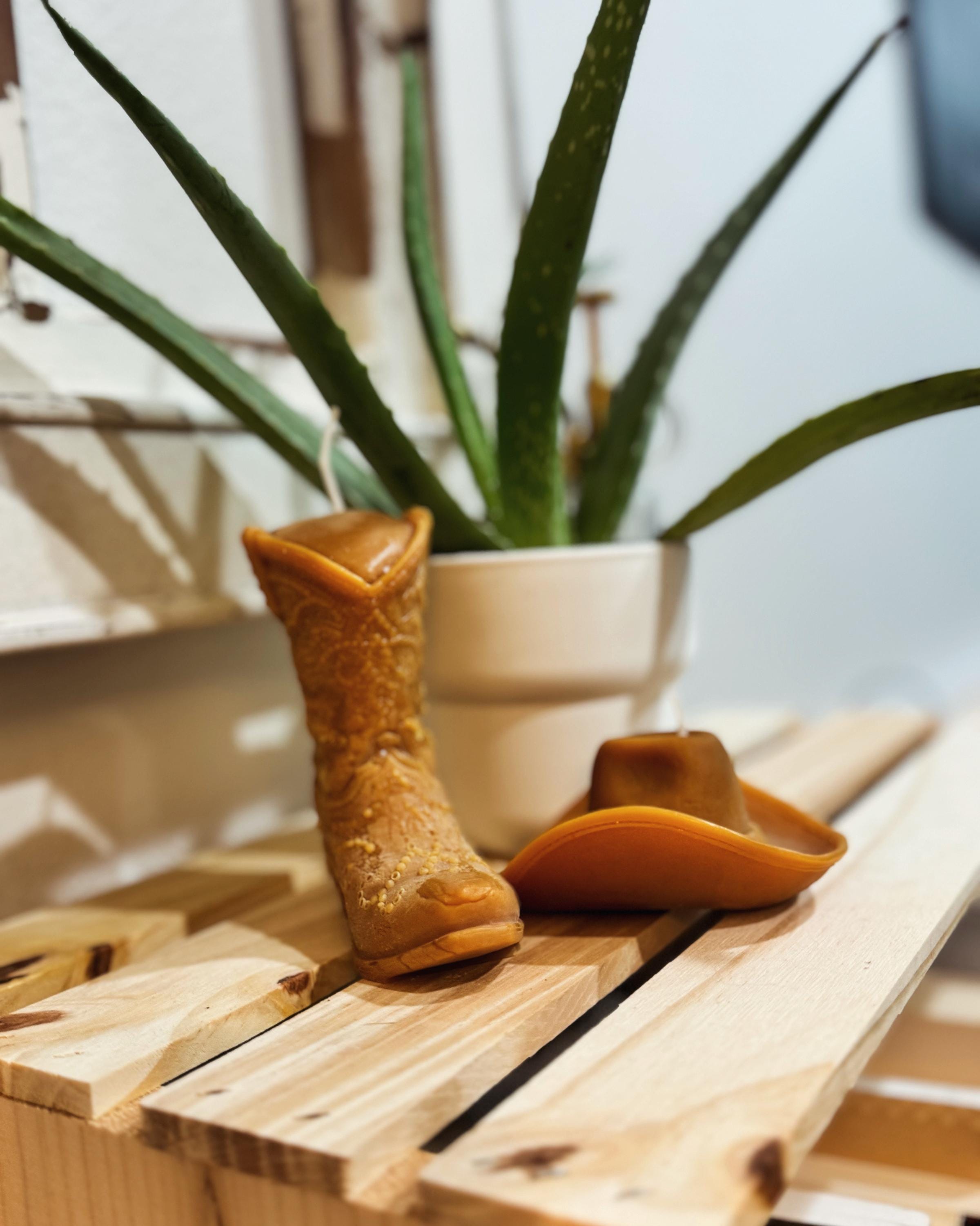 Cowboy Boot and Hat Candles - Etsy