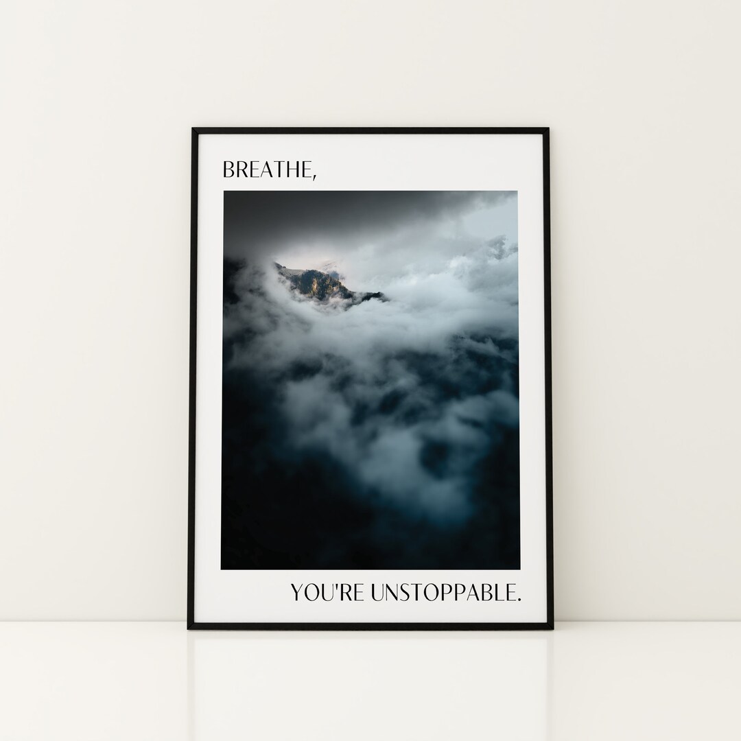 Sky High Affirmations, Spiritual Poster, Positive Affirmation, Nature ...