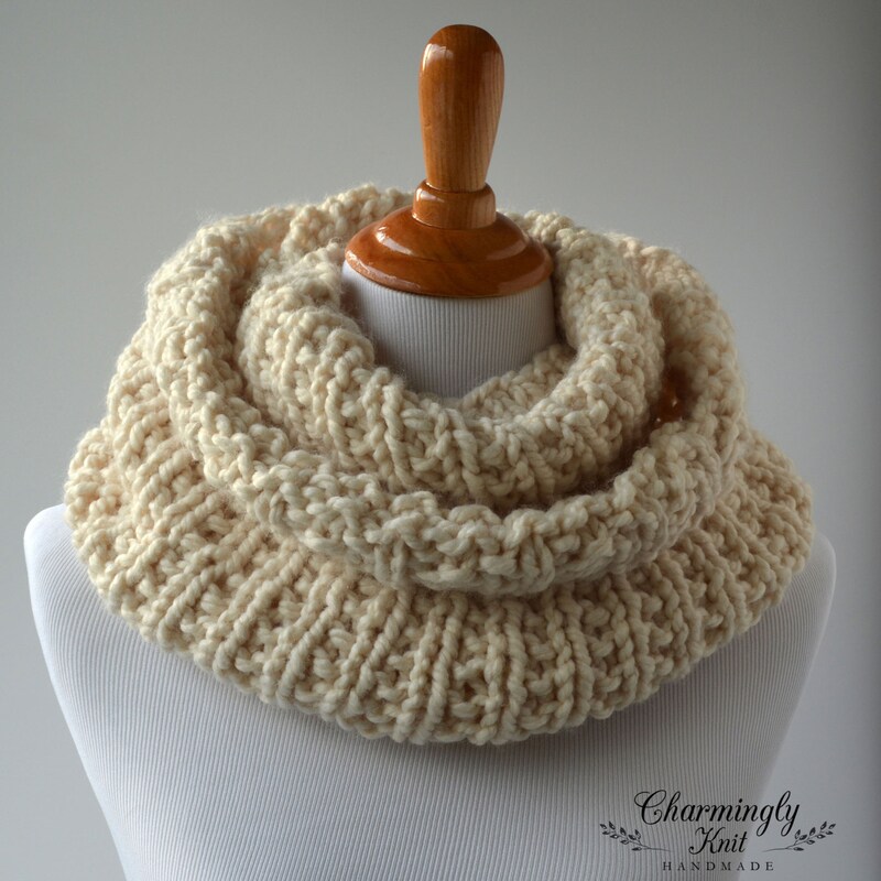Chunky Knit Infinity - Etsy
