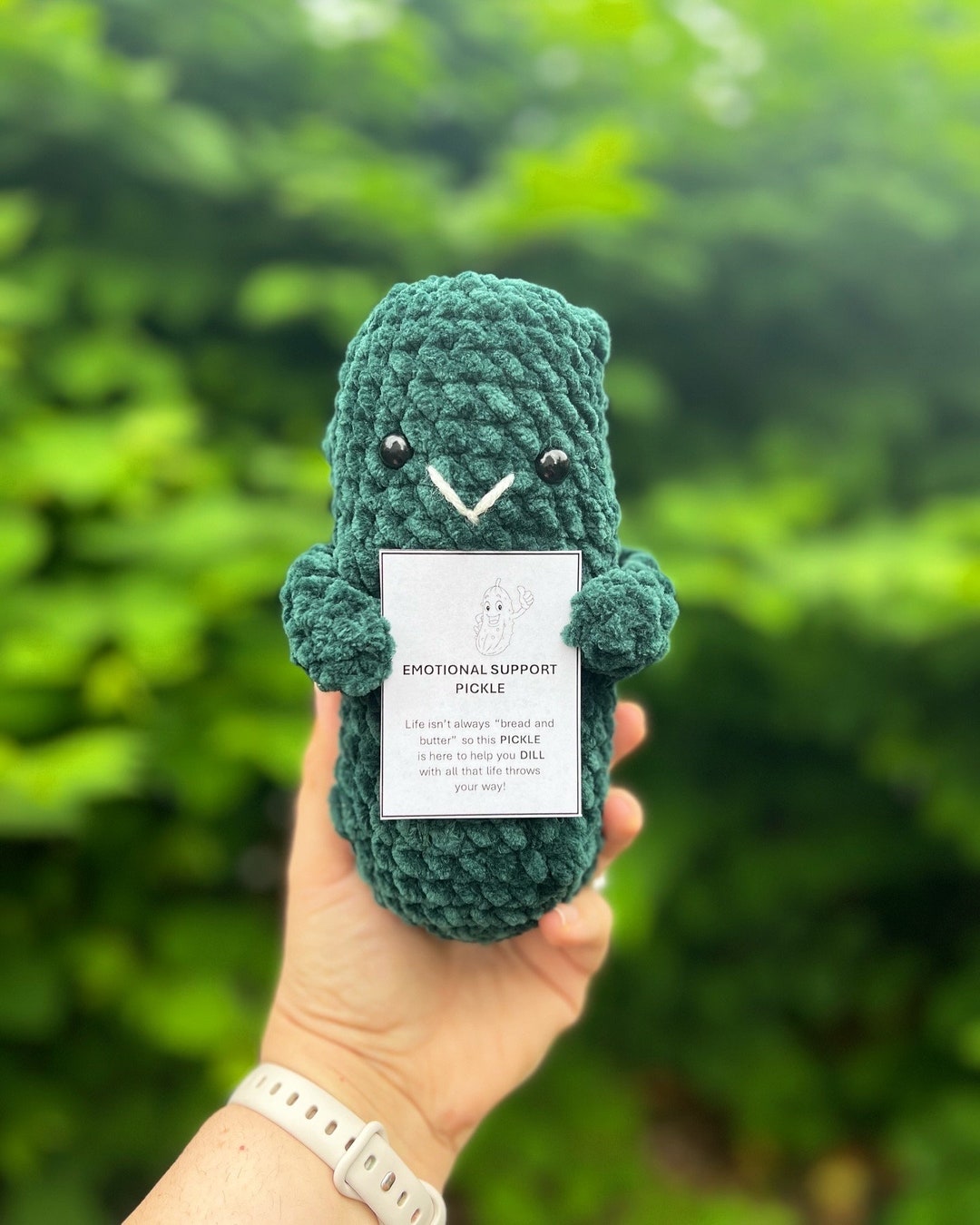Emotional Support Pickle Positive Pickle - Etsy