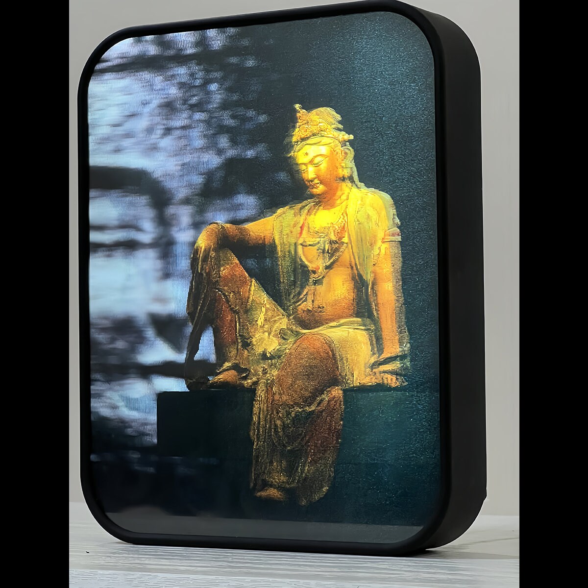 Buddha Statue,3d Hologram Buddha,buddha Art,buddha Head Holographic ...