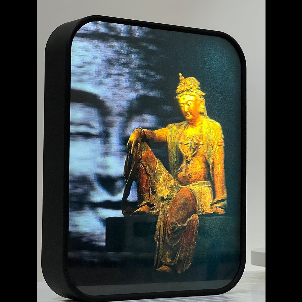 Buddha Statue,3d Hologram Buddha,buddha Art,buddha Head Holographic ...