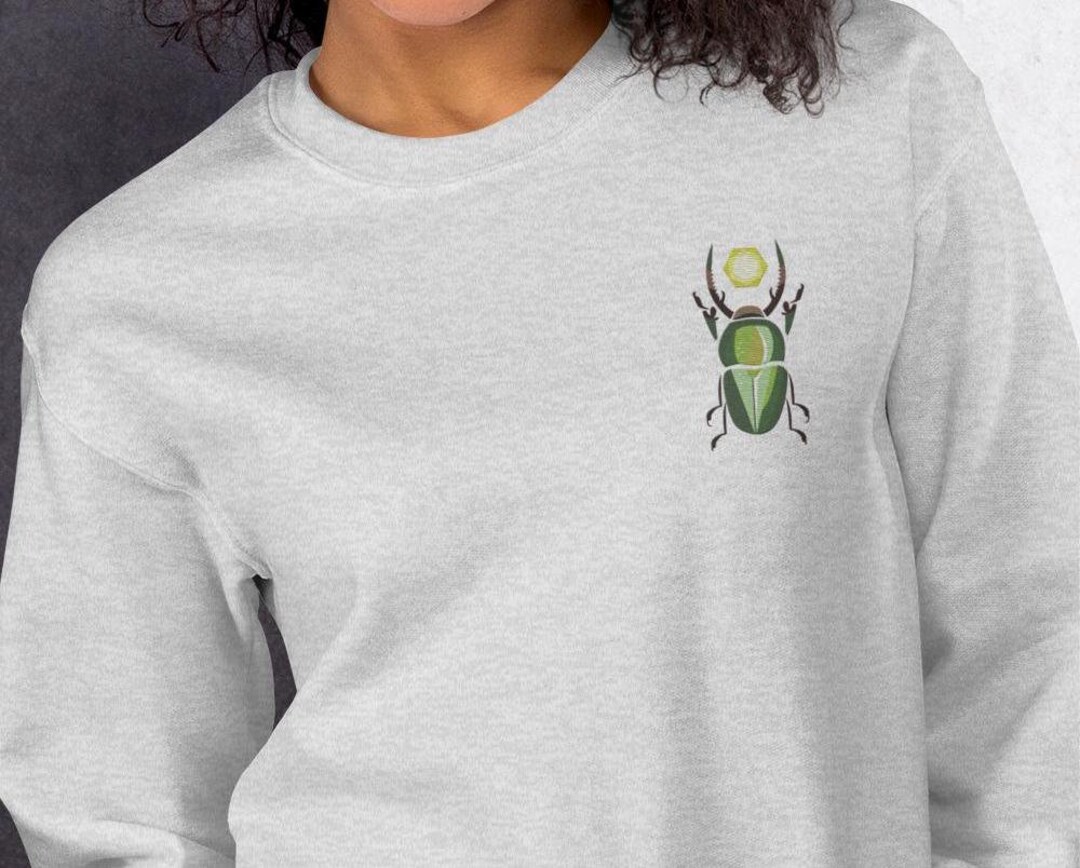 Embroidered Beetle| Rainbow Stag Beetle, Insect Shirt, Entomology Shirt ...