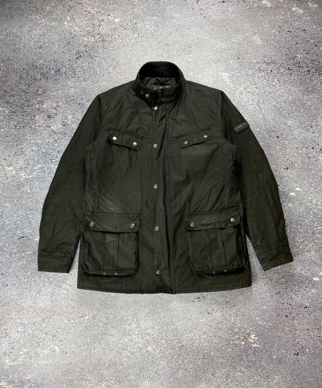 Barbour International Duke Wax Jacket Size L - Etsy