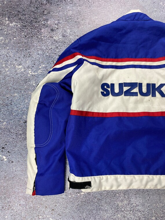 Vintage Suzuki Racing Jacket 90s Motorcycle Size L - Gem
