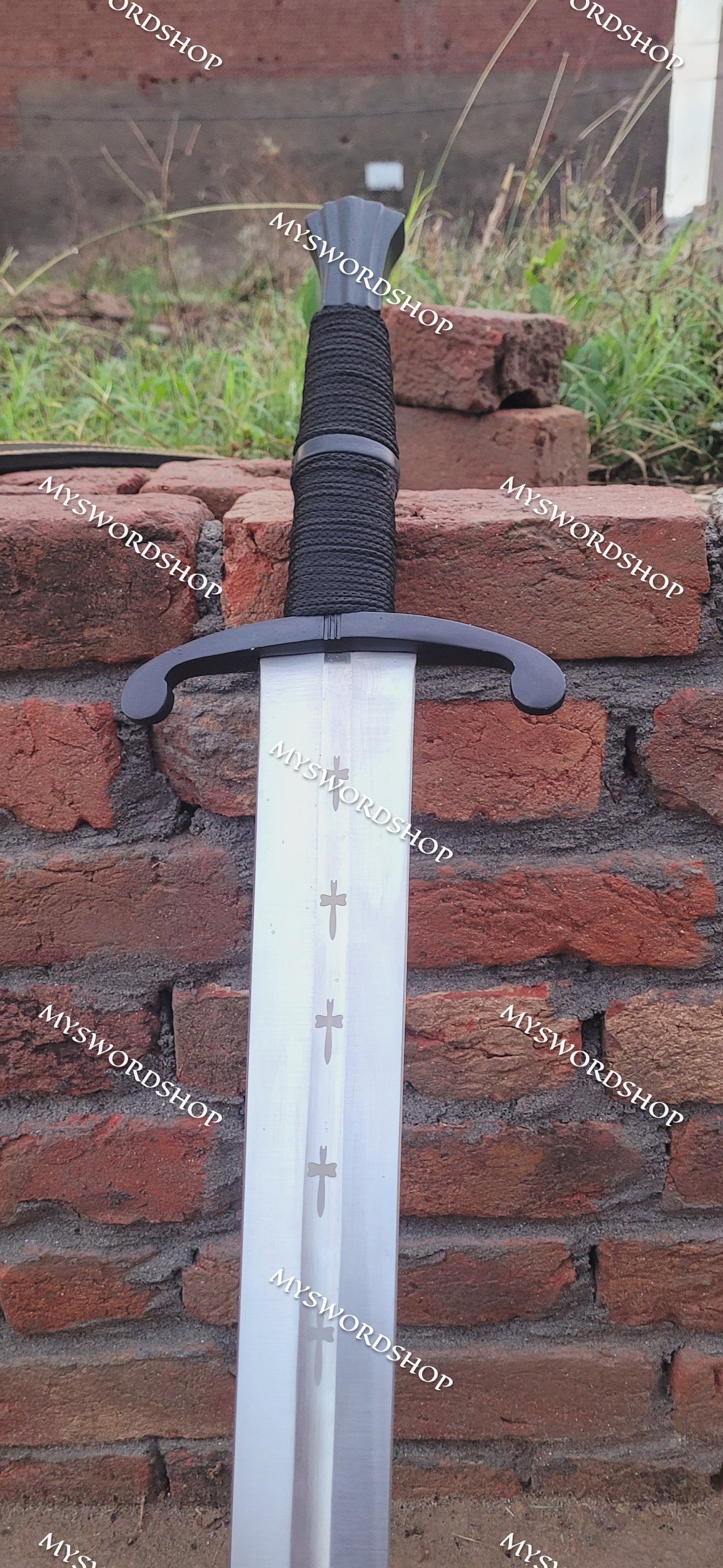 Handmade Joan of Arcs Holy Sword With Leather Sheath Knights Sword,j2 ...