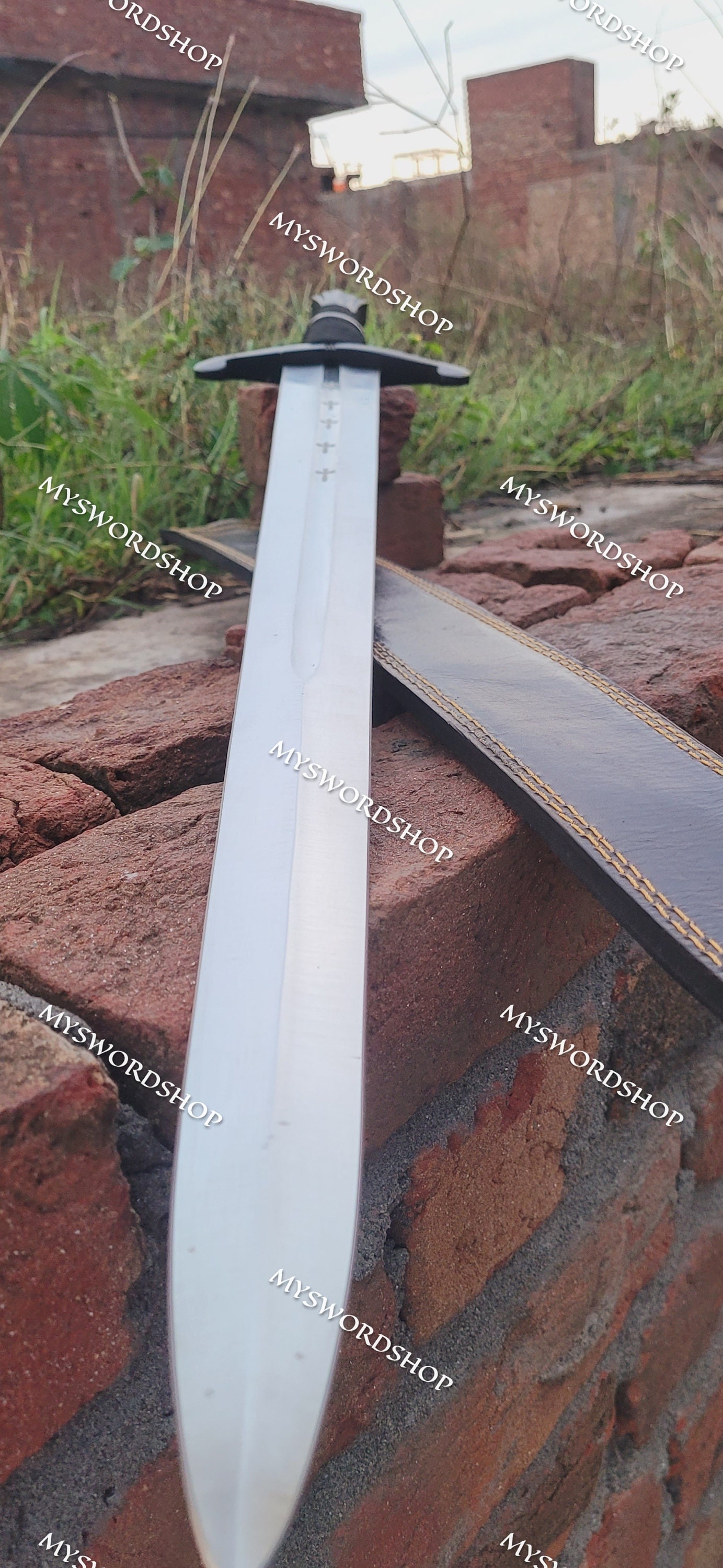 Handmade Joan of Arcs Holy Sword With Leather Sheath Knights Sword,j2 ...