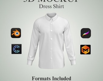 3D T-shirt Mockup, 3D Model Sports Shirt, Procreate 3D Object Model ...