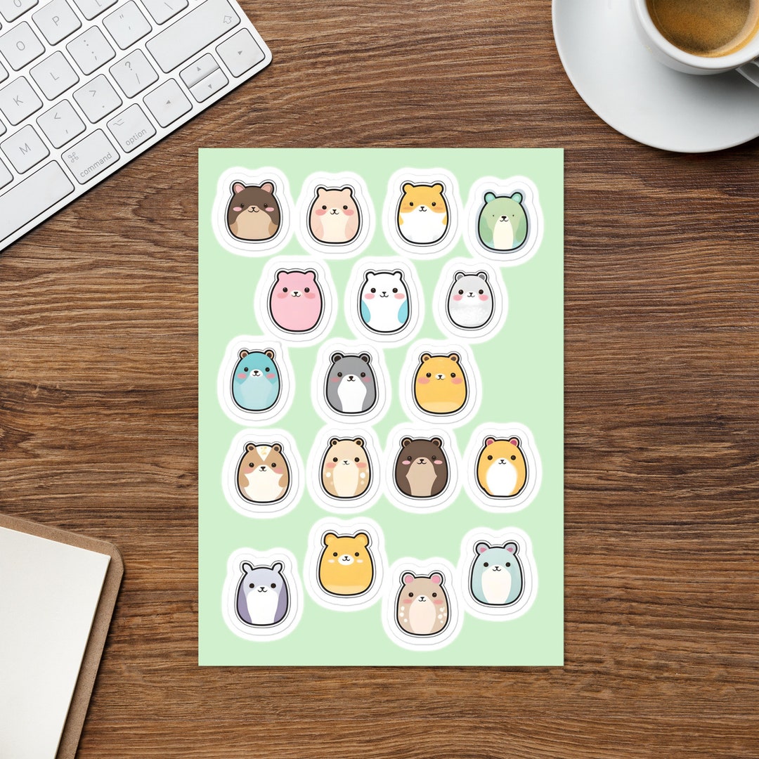 Squishmallow Sticker Sheet - Etsy