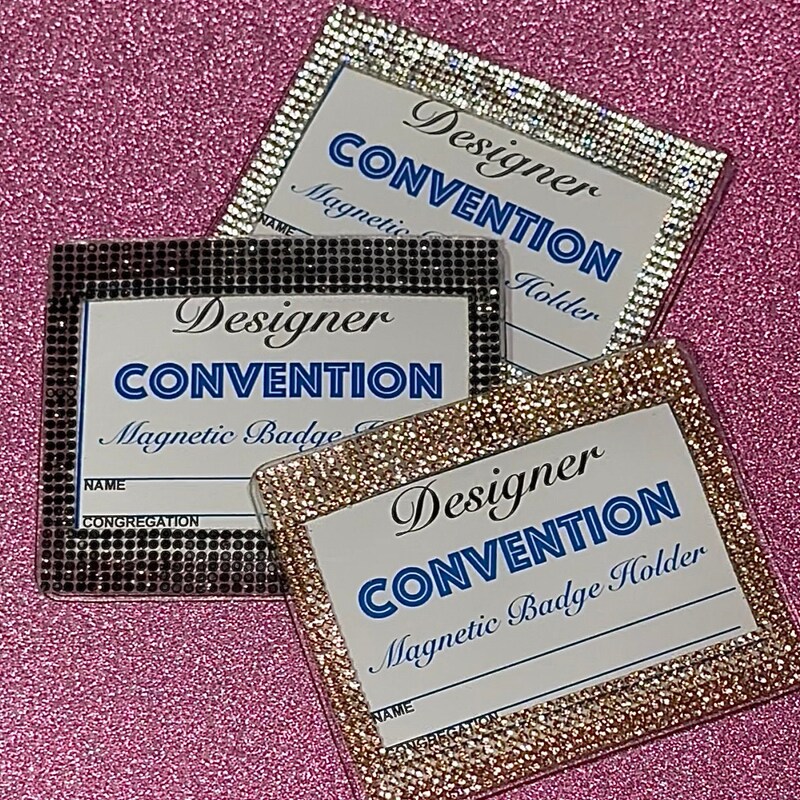Bling Badge Holder - Etsy
