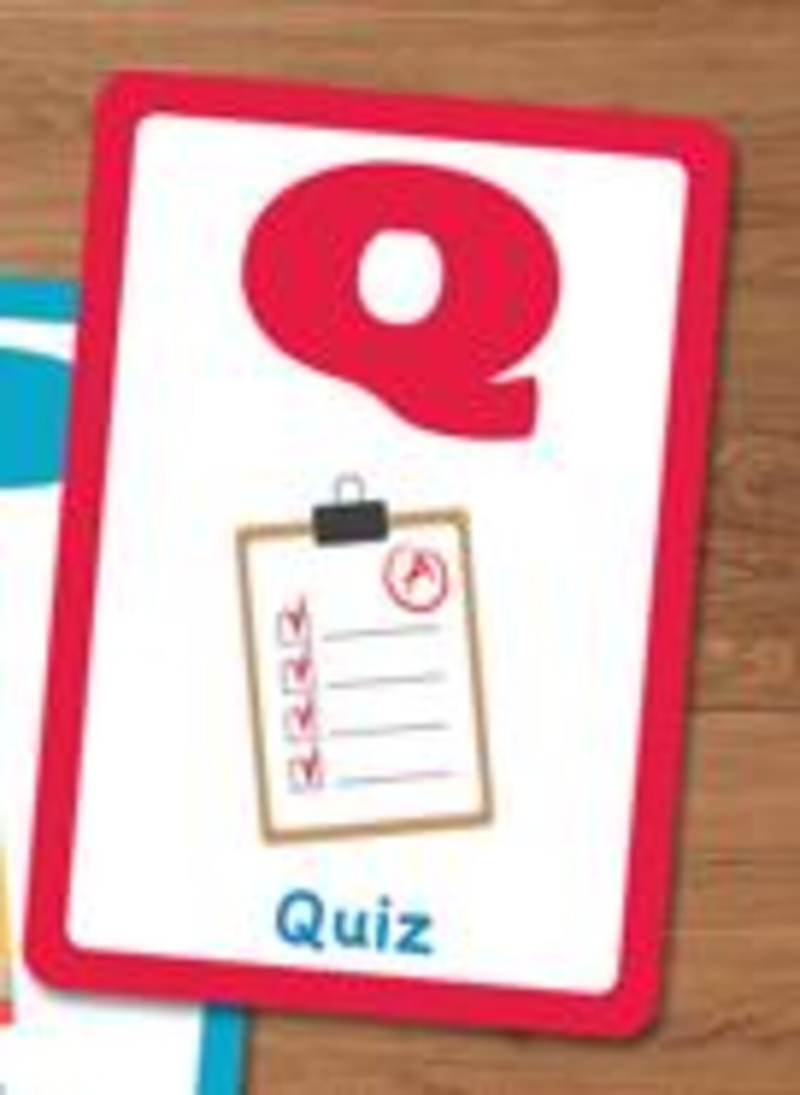 Flash Card ABC Kids School Activities Learning Alphabets Card Colorful ...