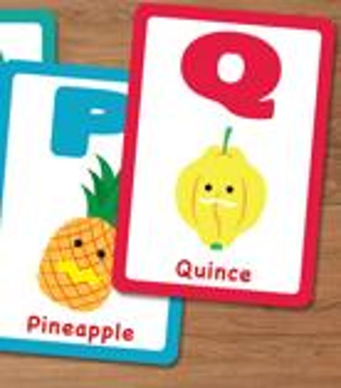 Flash Card ABC Kids School Activities Learning Alphabets Card Colorful ...