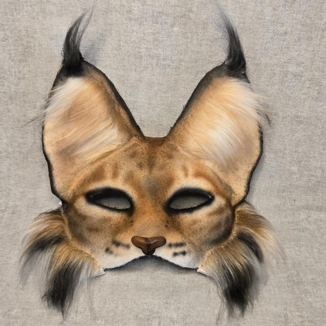 Summer Bobcat Therian Mask - Etsy