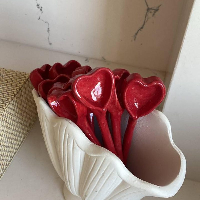 Heart Shaped Spoons - Etsy