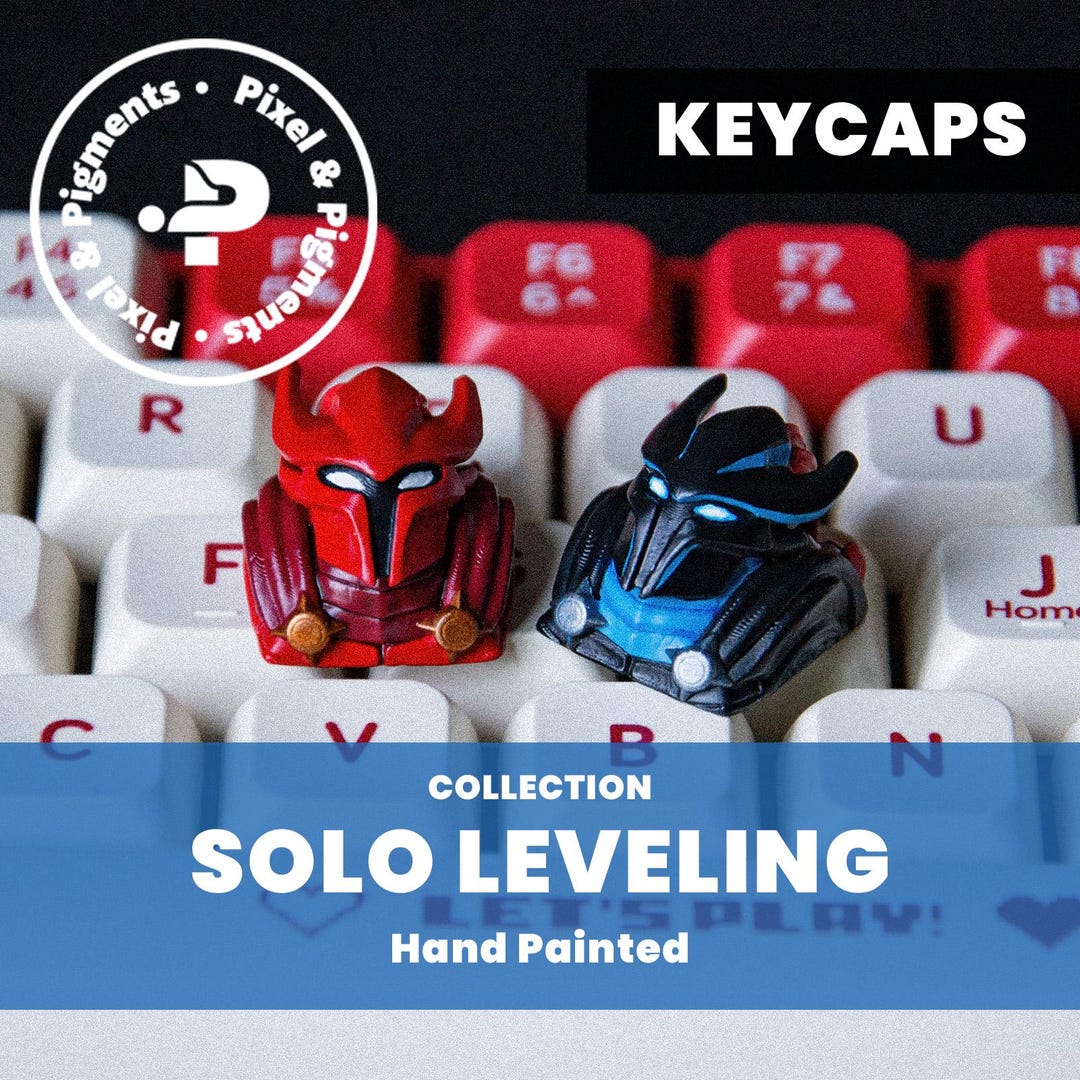 Keycaps - Manhwa SL - Hand Painted - Etsy