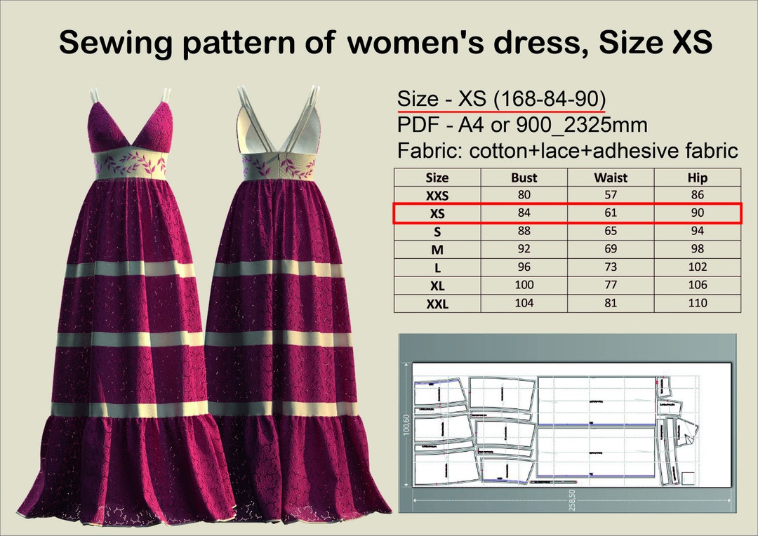 Sewing Dress Pattern Clothing Fashion Garment Construction Patterns - Etsy