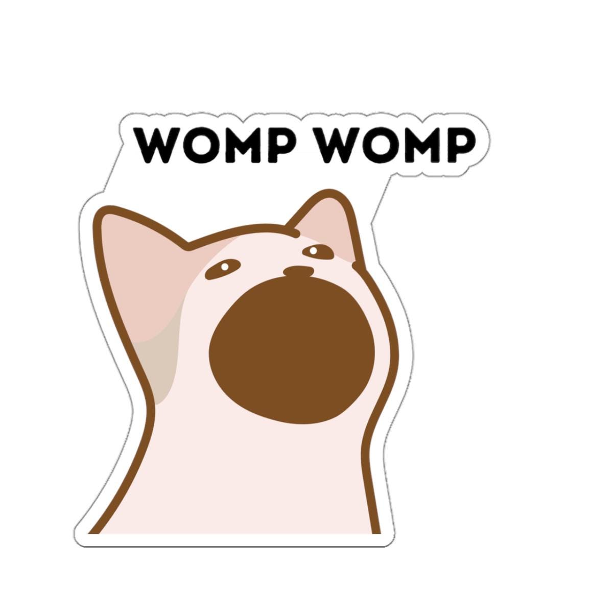Womp Womp - Funny Cat Meme Sticker - Etsy
