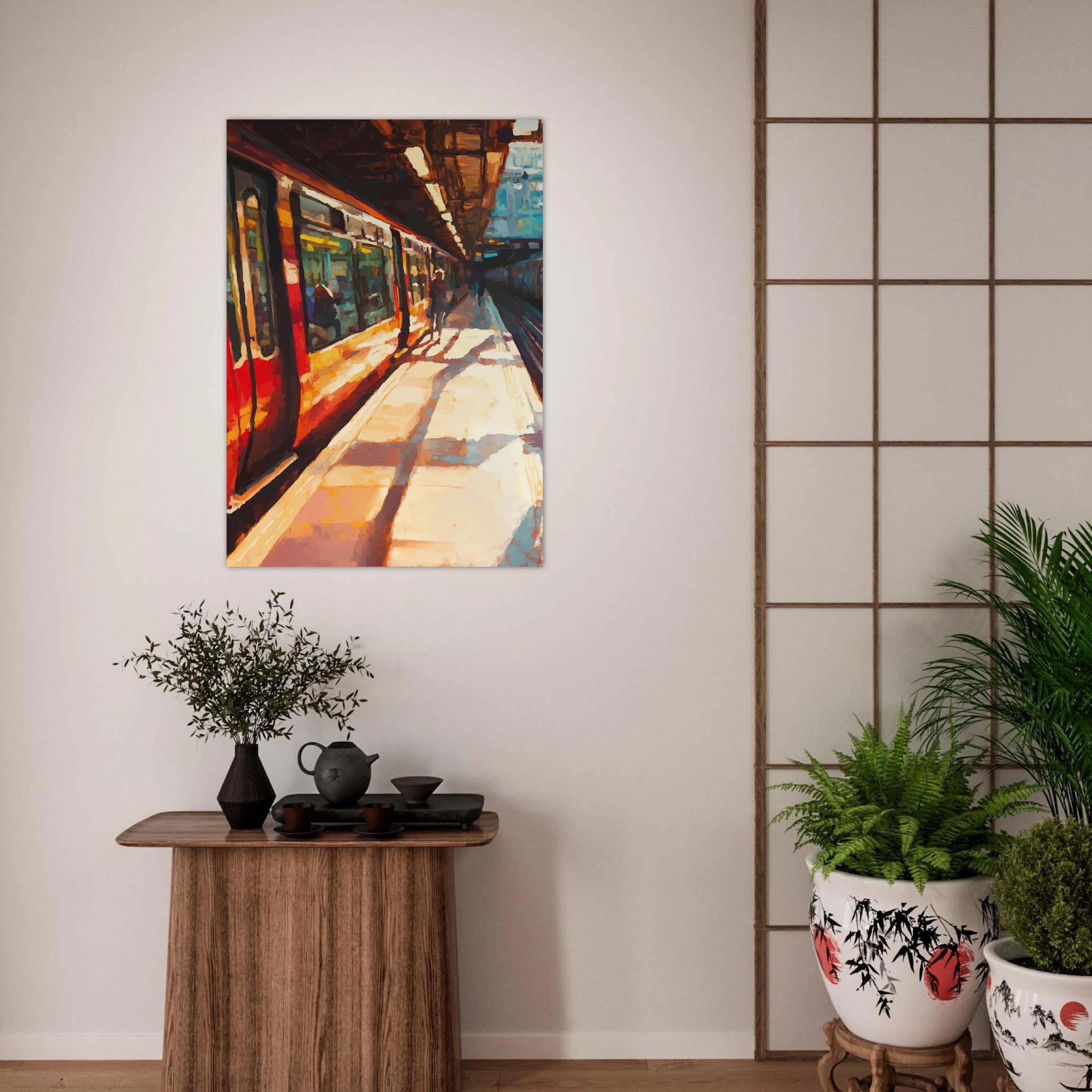 Train Station Poster - Etsy