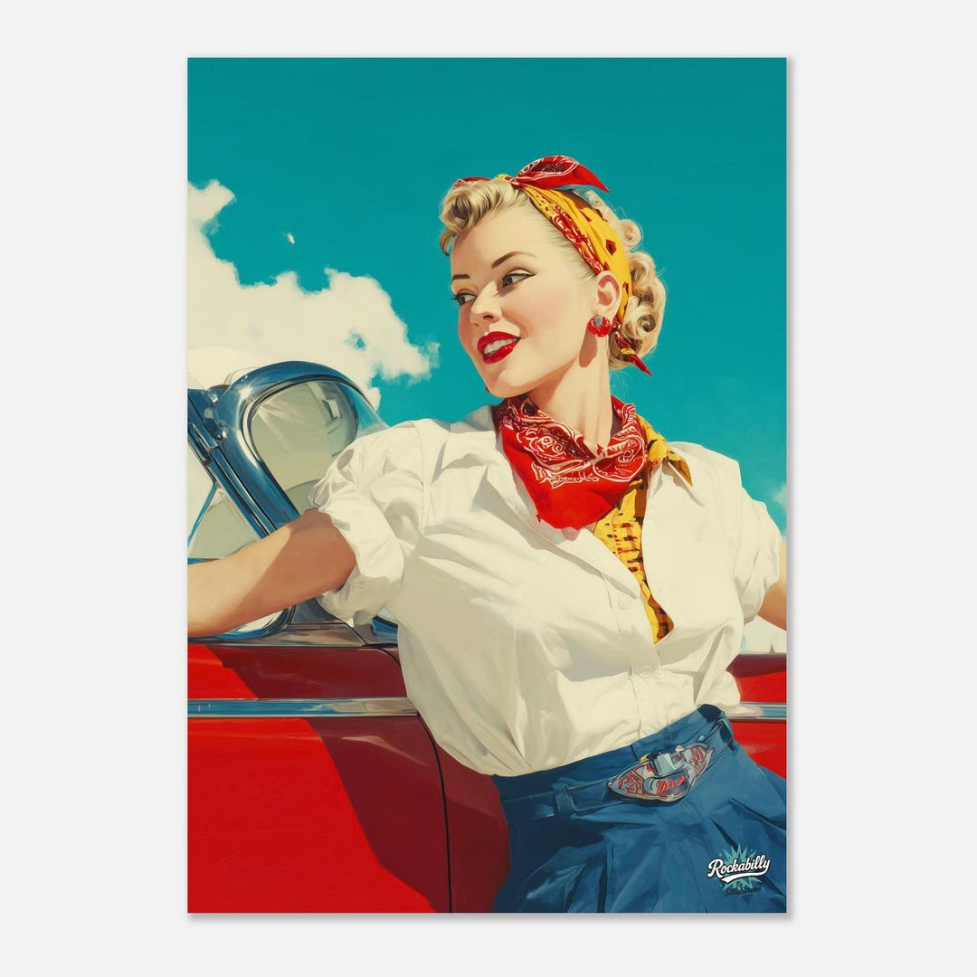 Rockabilly Poster - Vintage Wall Art - Design 4 of 20 - Etsy