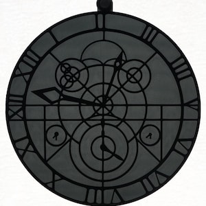 Clock of the Time Dragon Wicked Wall Art - Etsy