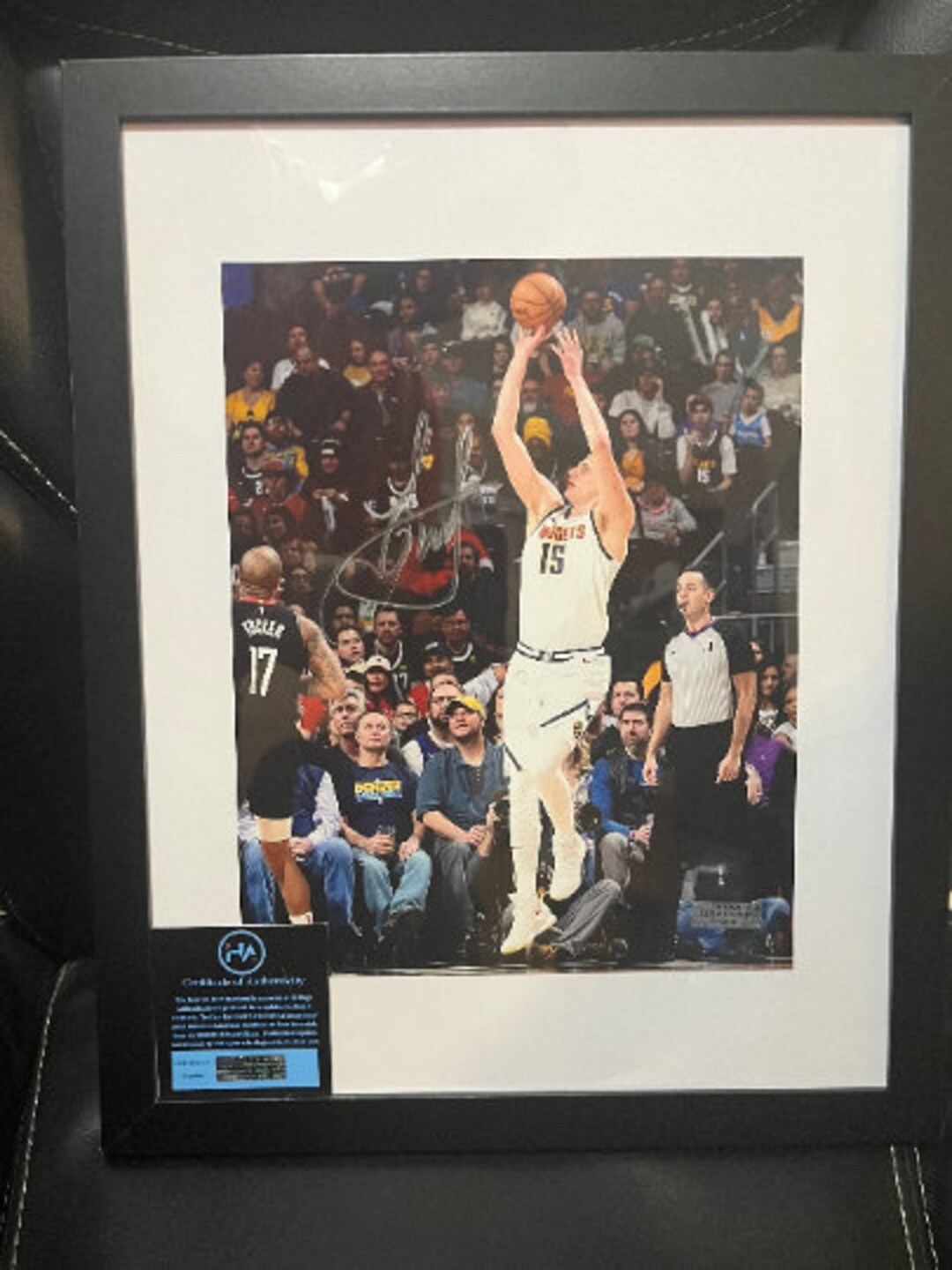 Nikola Jokic Autographed 8x10 Picture With COA Denver Nuggets Champion ...