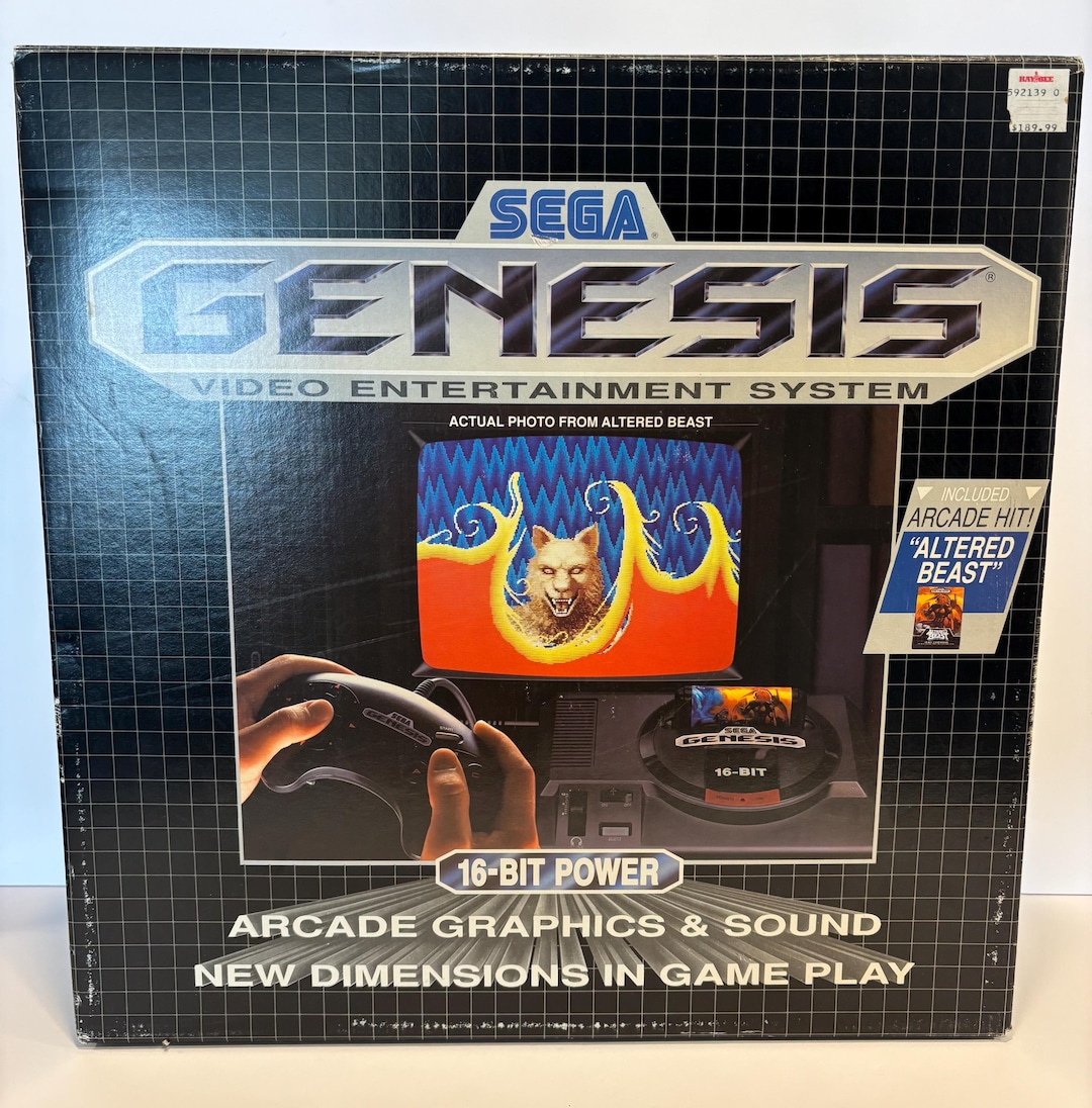 Sega Genesis Altered Beast Bundle Console Video Game Entertainment ...