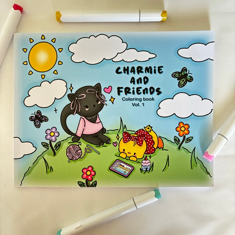Charmie and Friends Coloring Book Vol. 1 - Etsy
