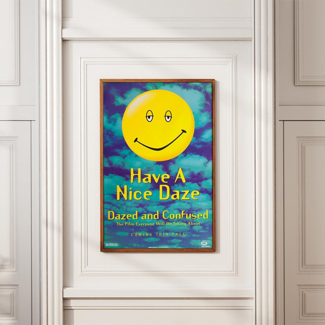 Dazed and Confused Poster Movie Poster Vintage Poster Retro Print Wall ...