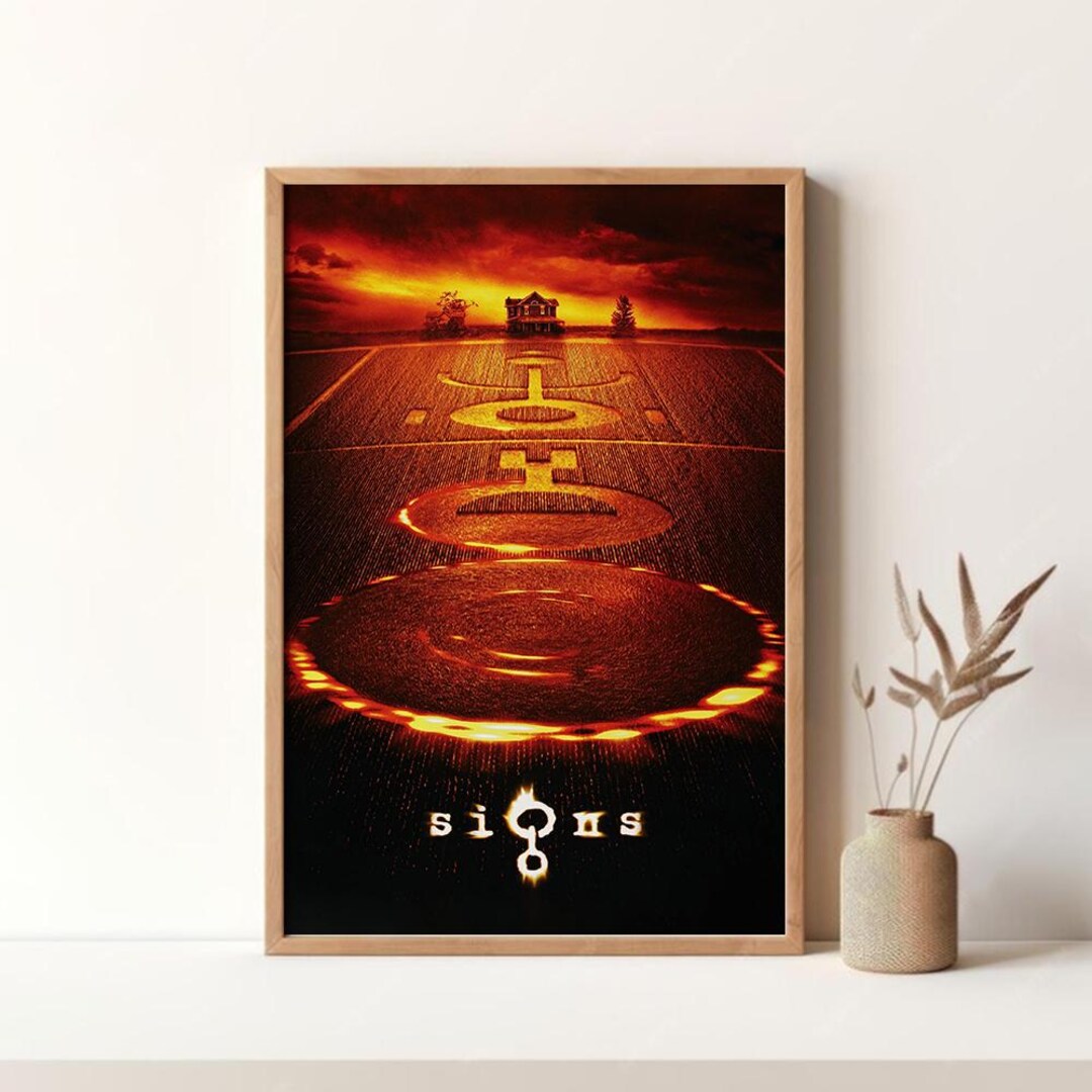 Signs Poster Movie Poster Vintage Poster Retro Print Wall Art Canvas ...