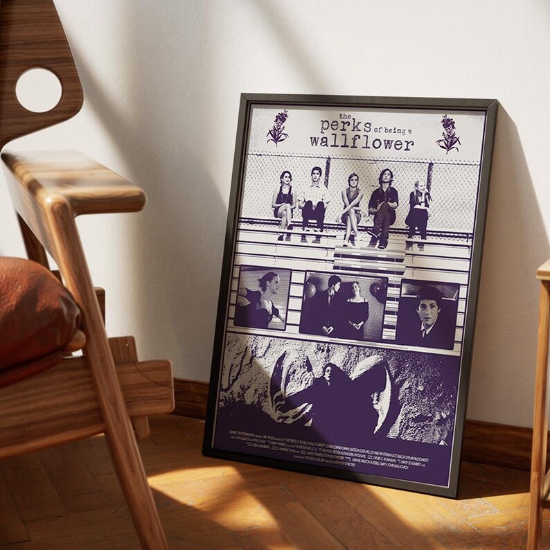 The Perks of Being a Wallflower Movie Poster Vintage Poster Retro Print ...