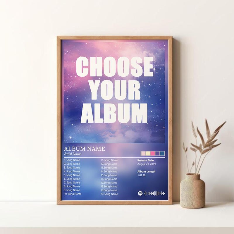 Music Album Posters - Etsy