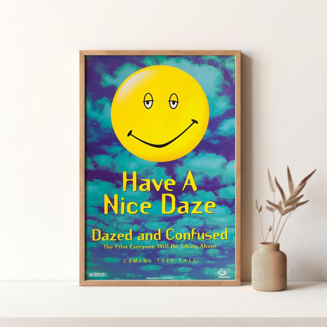 Dazed and Confused Poster Movie Poster Vintage Poster Retro Print Wall ...