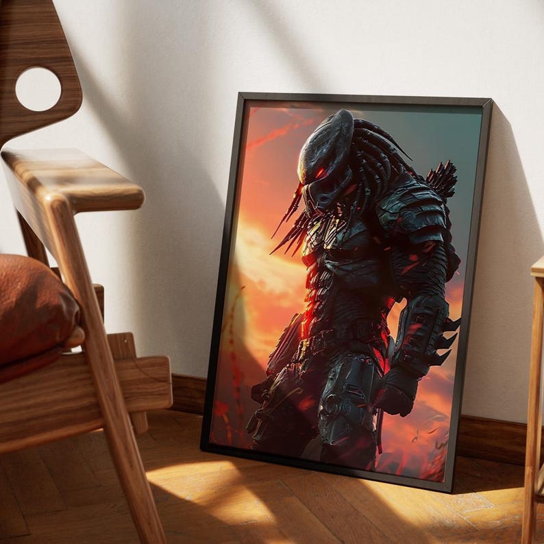 Predator Movie Poster Vintage Poster Retro Print Wall Art Home Decor ...