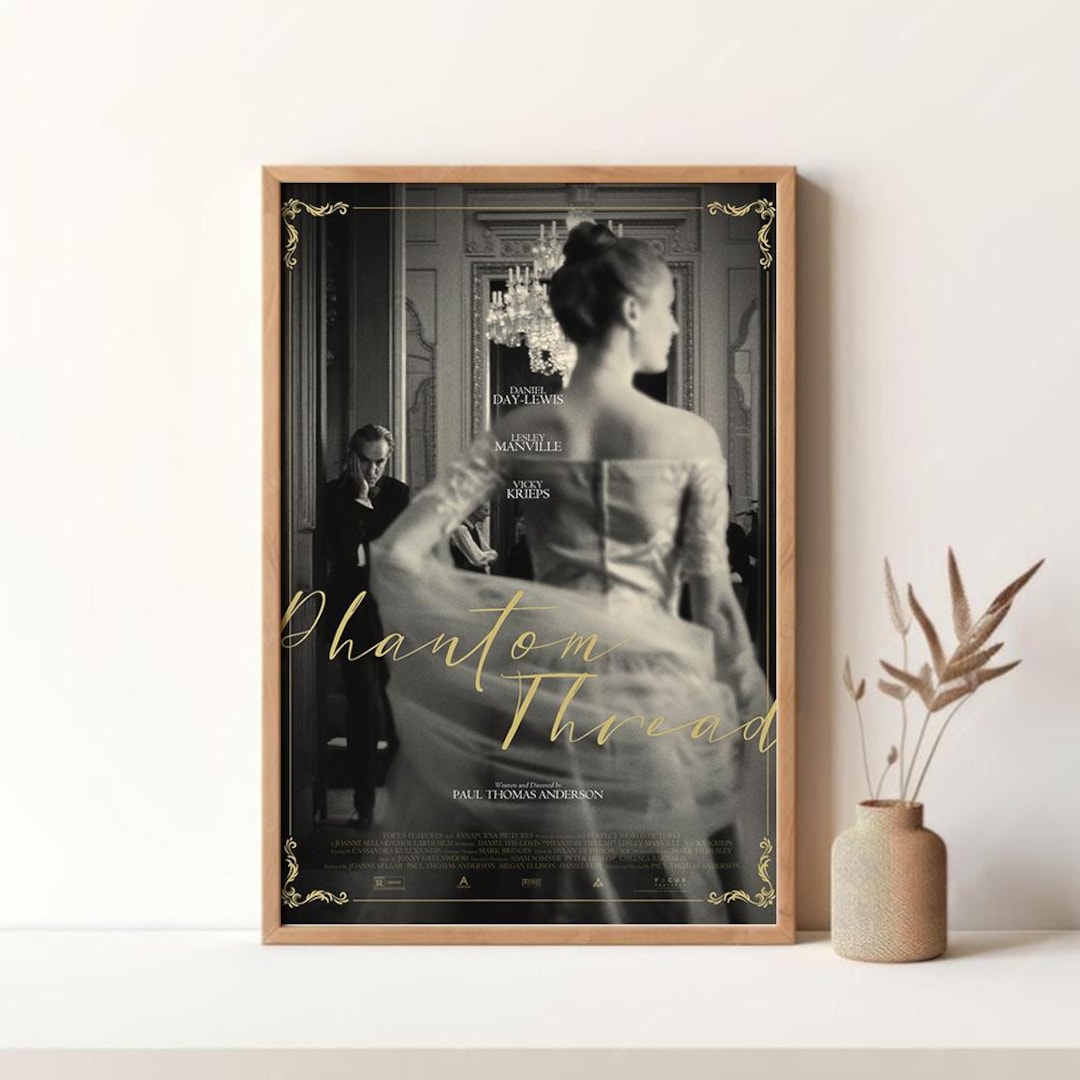 Phantom Thread Poster Movie Poster Vintage Poster Retro Print Wall Art ...