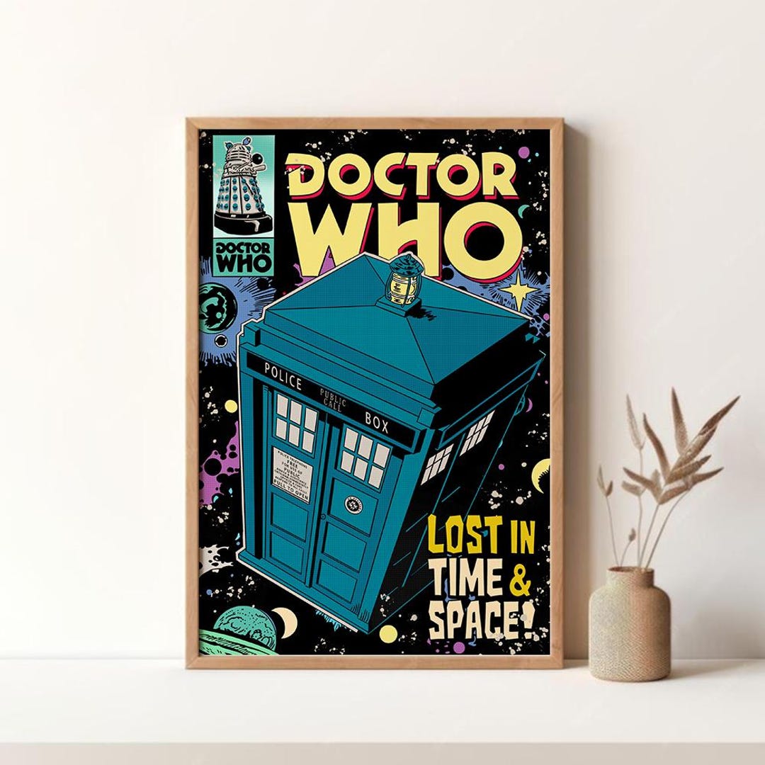 Tardis Poster Doctor Who Poster Movie Poster Vintage Poster Retro Print ...