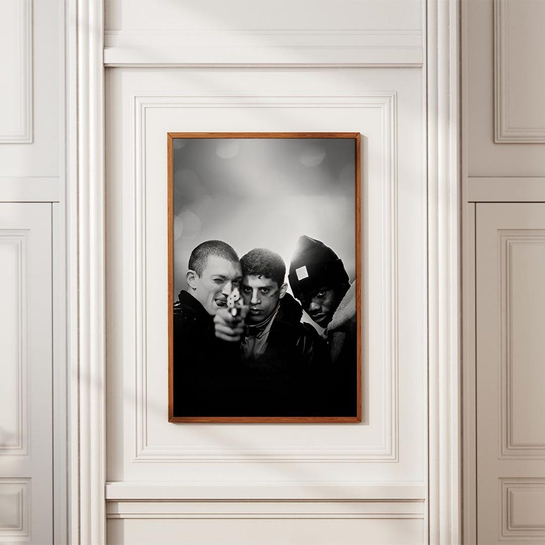 La Haine Poster Movie Poster Vintage Poster Retro Print Wall Art Home ...