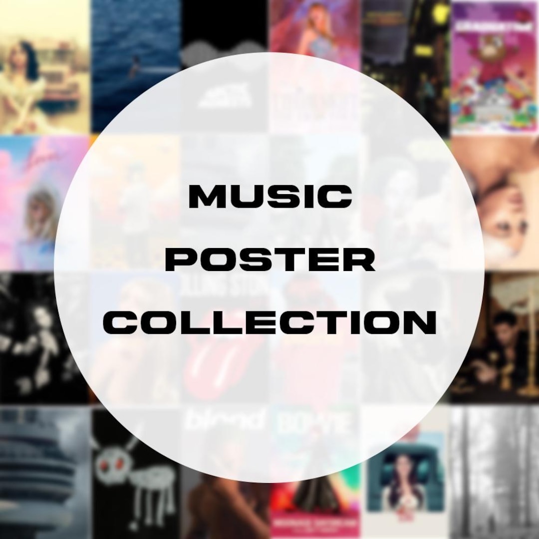 Music Poster Collection Series Posters Multiple Posters Custom Poster ...
