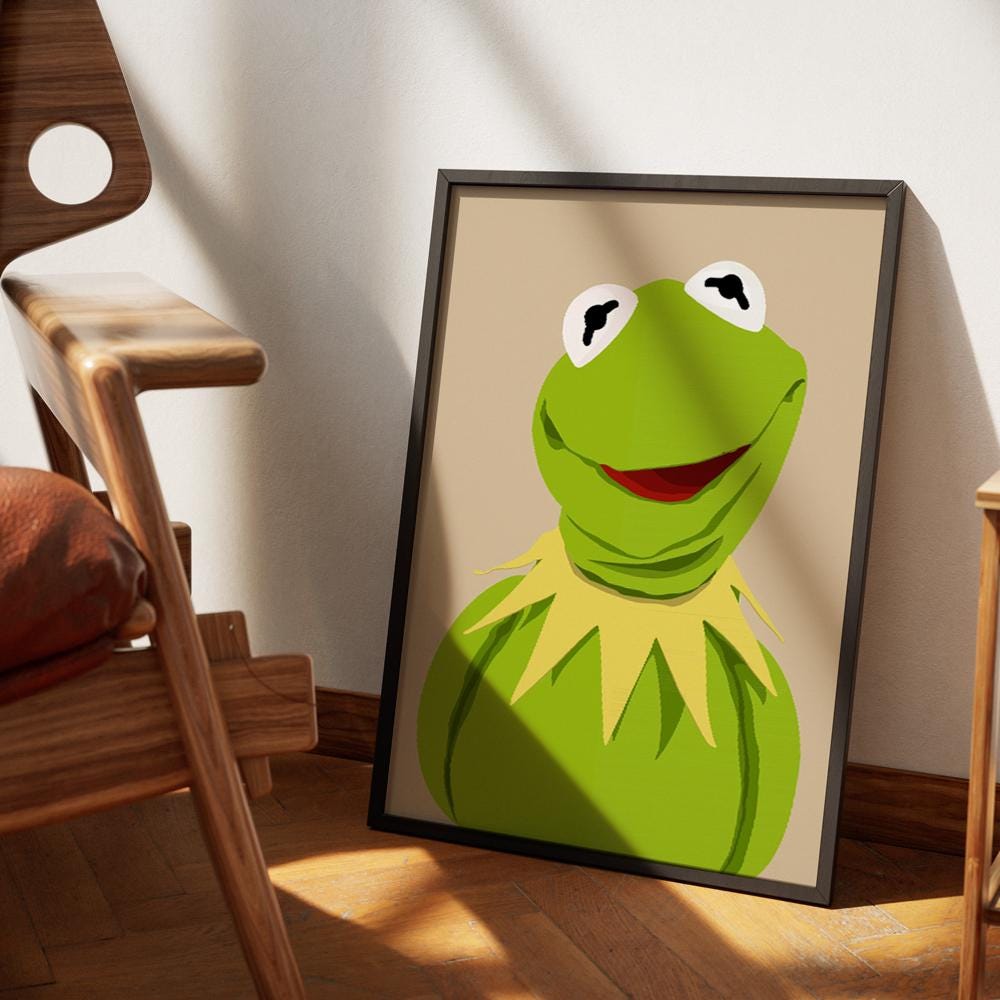 Kermit the Frog Fictional Character Poster the Muppets Poster Movie ...
