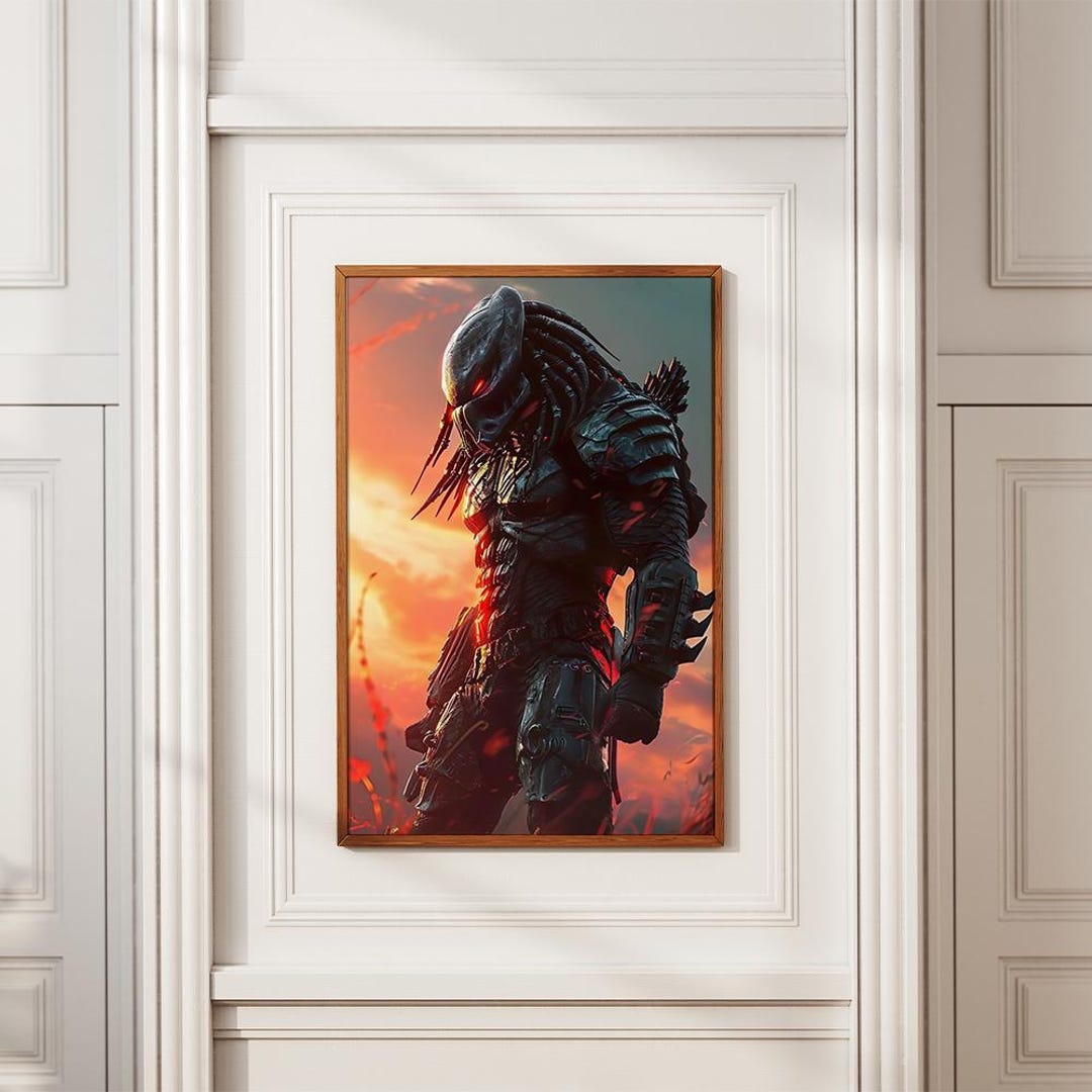 Predator Digital Downloads Movie Poster Vintage Poster Retro Print Wall ...