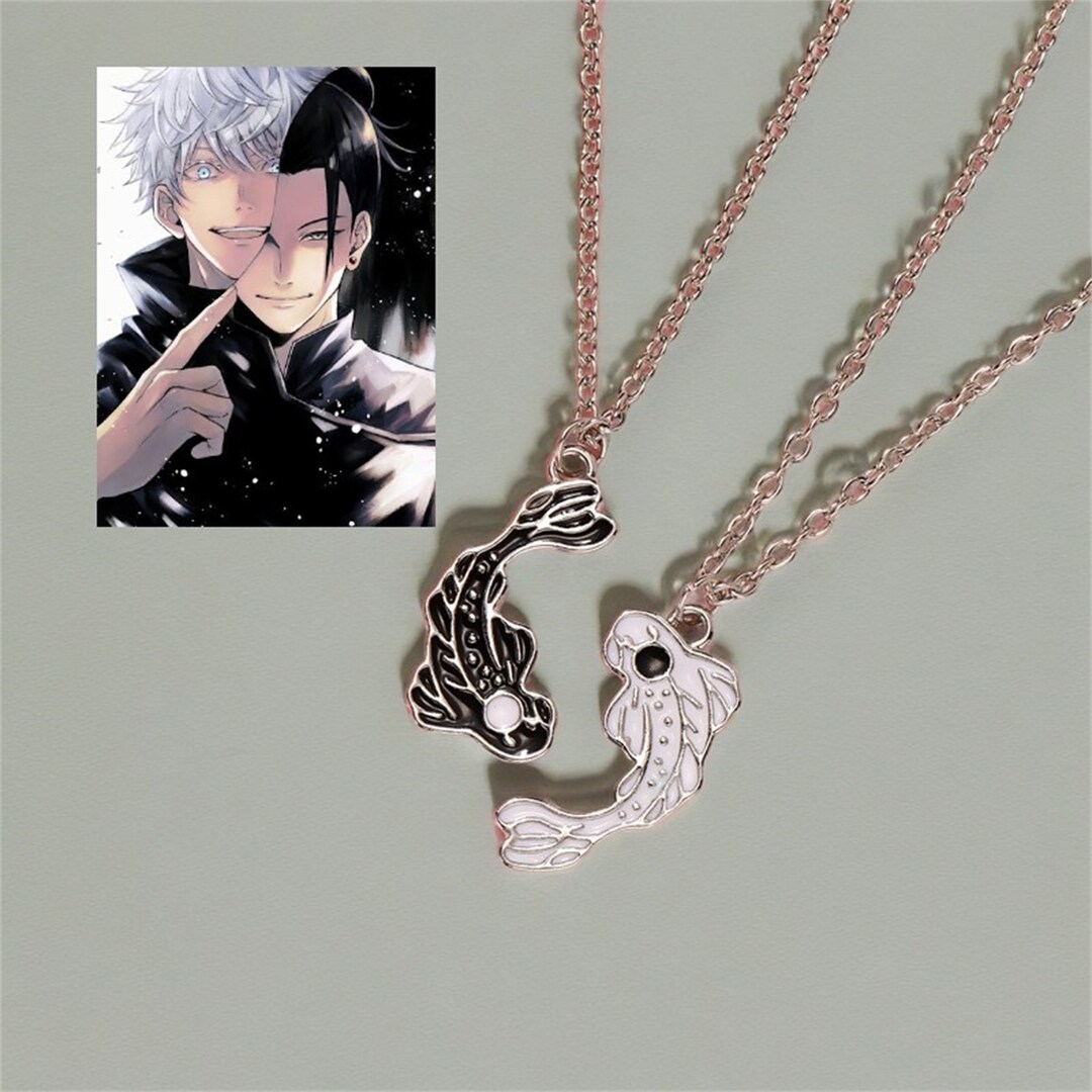 Jujutsu Kaisen Gojo & Geto Stacy Matching Couple Necklace,y2k ...