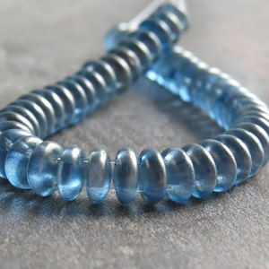 Czechmates Lentil Halo Shadows Czech Glass Two Hole 6mm Bead : 50 Pc ...