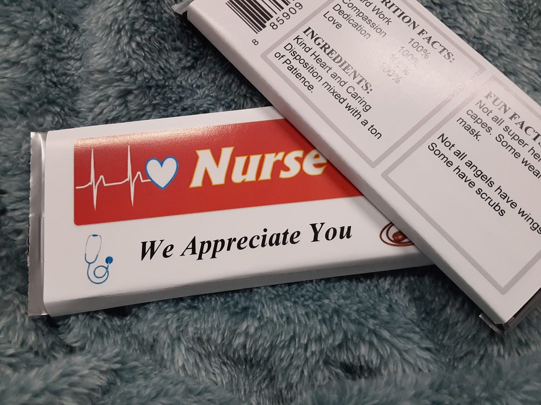 Love Nurse Chocolate Hershey Candy Bar Cover for Craft Shows Digital ...
